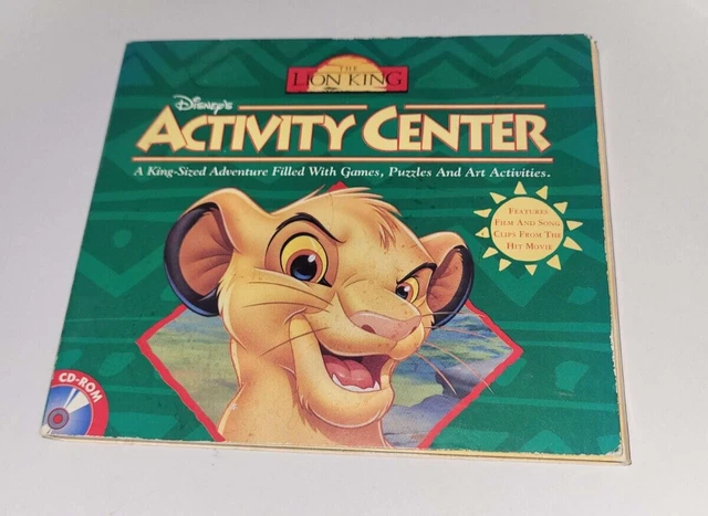 DISNEY'S THE LION King Activity Center (Windows/Mac, 1995) $13.19 ...