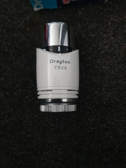 Drayton 4c Thermostatic Radiator Valve Sensor Head White Trv 4 C £7 50