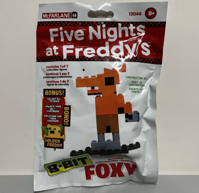 MCFARLANE TOYS FIVE Nights at Freddy’s Foxy 8-Bit Buildable Figure FNAF ...