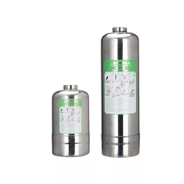 AQUARIUM CO2 GENERATOR system Kit Stainless Steel CO2 Cylinder Reactor ...