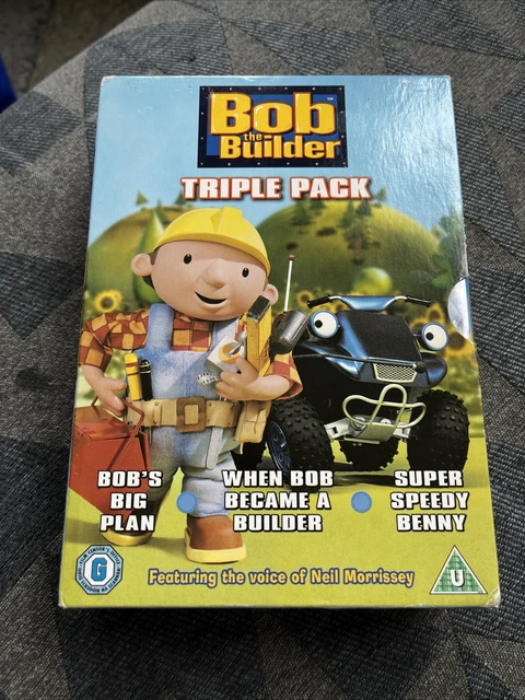 BOB THE BUILDER TRIPLE PACK DVD (3x DVD In Case With Cardboard Sleeve ...