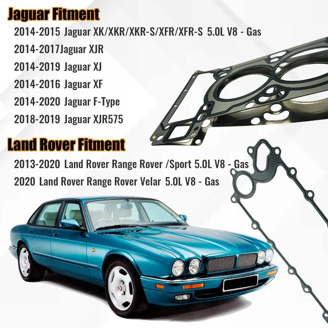 ENGINE OVERHAUL REBUILD Kit Fits For Jaguar XE XJ Land Rover Range ...