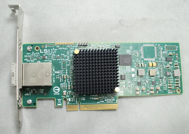LSI SAS 9300-8E 12G SAS 6G SATA 8-Port Pci-E x8 Host Bus Adaptateur Hba ...