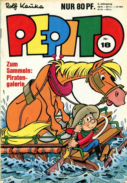 COMIC PEPITO BY Rolf Kauka, 2nd Vintage 1973, volume 18, condition ...