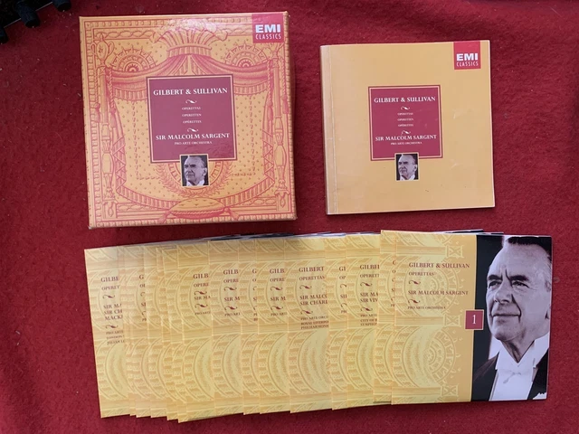 GILBERT & SULLIVAN Box Set Sir Malcolm Sargent Pro Arte Orchestra 1 ...