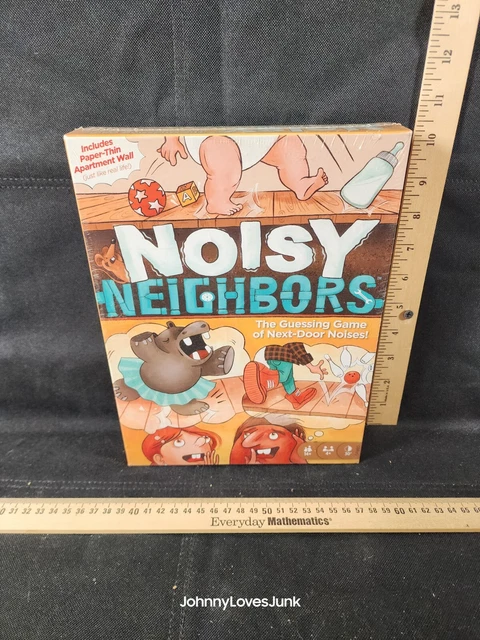 MATTEL NOISY Neighbors GAME The Guessing Game of Next-Door Noises New ...