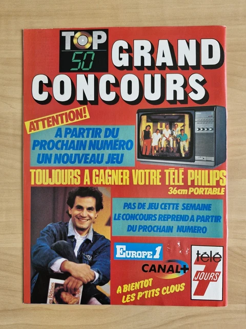 RARE MAGAZINE TOP 50 N° 10 Avec Poster The Cure David Bowie Hallyday ...