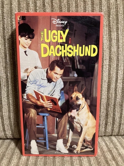 THE UGLY DACHSHUND VHS Tape Walt Disney Dean Jones Suzanne Pleshette ...