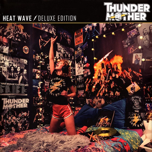 THUNDERMOTHER - HEAT Wave Clear Blue Vinyl Deluxe Edition (2023 - EU ...