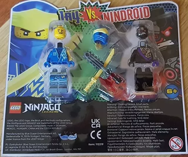 LEGO NINJAGO JAY vs. Nindroid Minifigure Blister Pack Set 112219 £7.95 ...