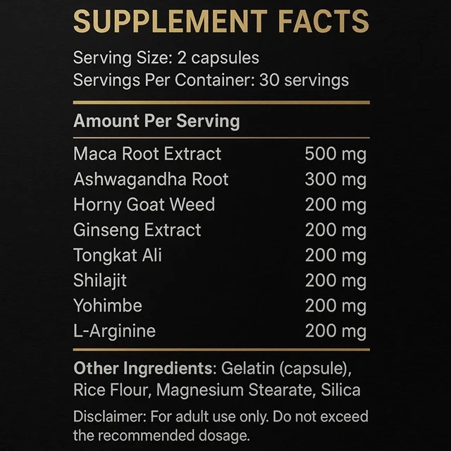 (2 PACK) ENDURO Max Capsules EnduroMax Performance Support for Men - 60 ...