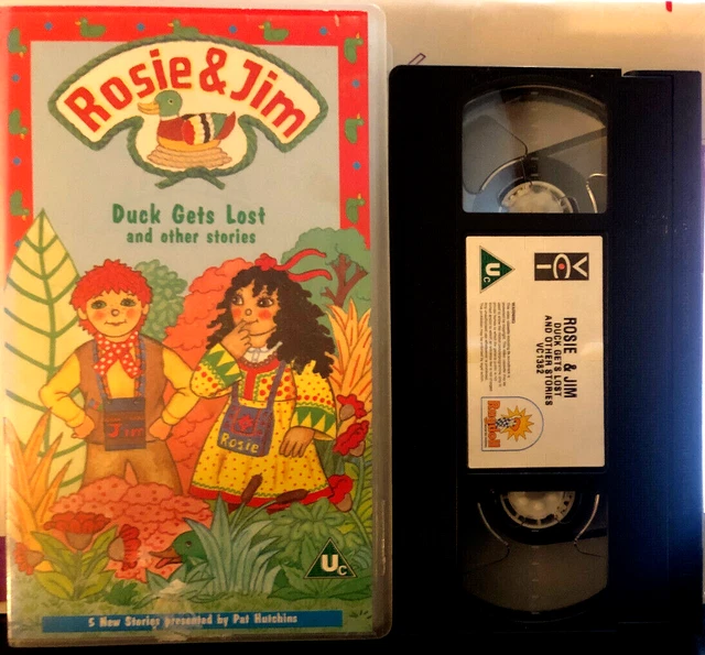 VINTAGE ROSIE AND Jim VHS Tape Duck Gets Lost and Four Other Stories ...