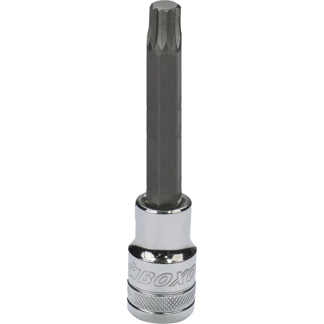1/2& DRIVE LONG Spline Bit Socket M10 150mm Overall Height BOXO SB42 ...