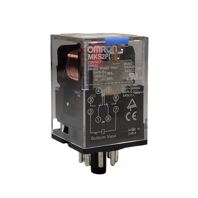 OMRON MKS2PIAC24-23934 RELE-2SPDT,10A 250v, Octalepulsantediprova EUR ...