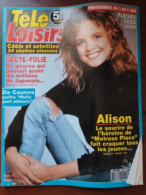 TÉLÉ LOISIRS 29/05/1995; Alison de Melrose Place/ R. Grieco/ De Caunes ...