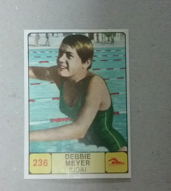 DEBBIE MEYER USA Campioni dello Sport 1968/69 figurina n.236 rec. RARA ...