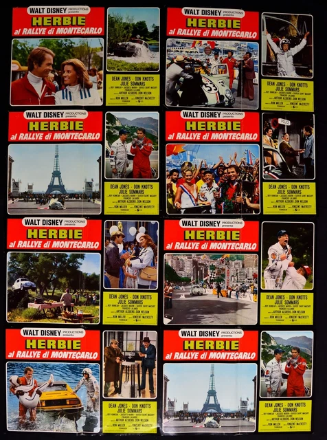 FOTOBUSTA HERBIE AL Rally De Montecarlo Volkswagen Coccinelle Dean Joe ...