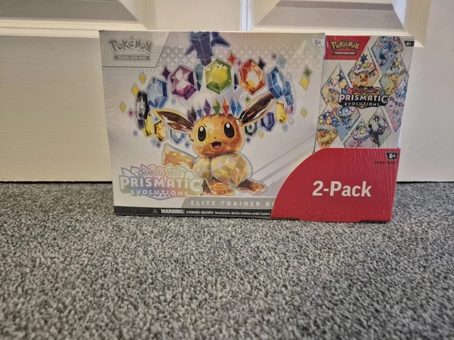 POKÉMON TCG: SV8.5 Prismatic Evolutions Costco 2-Pack - ETB & Booster Bundle £156.68 - PicClick UK