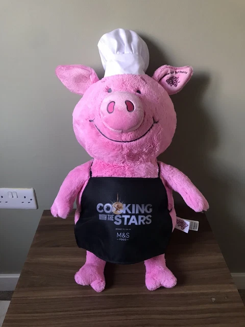 M&S PERCY PIG Chef Limited Edition 2021 Soft Toy Plush Cooking with the ...