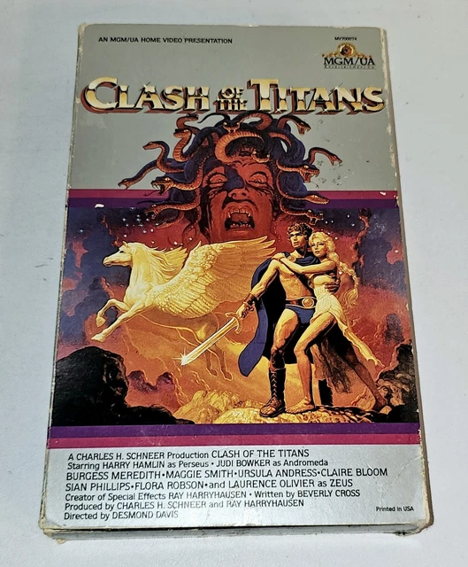 CLASH OF THE TITANS 1981 VHS Original MGM Big Box Collectable, Nice, RAREl £11.02 - PicClick UK