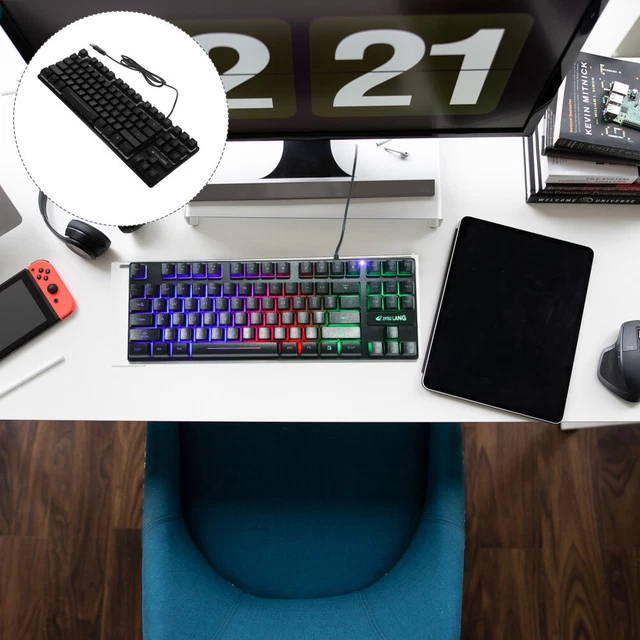 RGB MÉCANIQUE CLAVIER Led Clavier Mécanique Ordinateur Clavier EUR 32,99 - PicClick FR