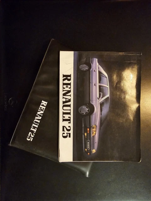 POCHETTE NOTICE UTILISATION Manuel Renault 25 EUR 28,00 - PicClick FR