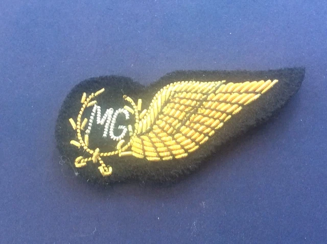 MADE UP WW2 Embroidered British Flying Badge RAF WING Patch Brevet MG ...