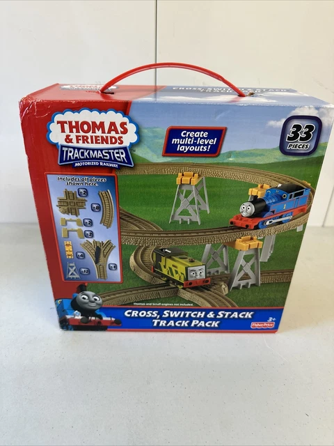 THOMAS AND FRIENDS Trackmaster Cross Switch Stack Track Pack 33 Railway ...