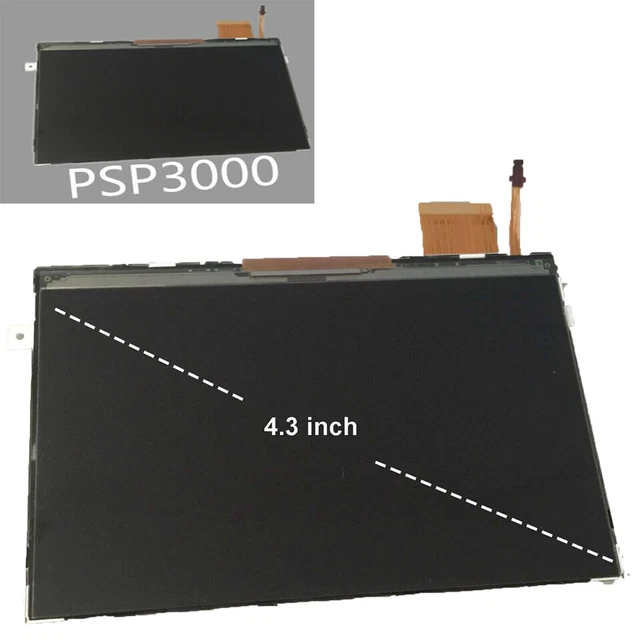 DIGITALIZZATORE SCHERMO DISPLAY LCD ricambio per PSP 3000/3001/PSP3000 ...