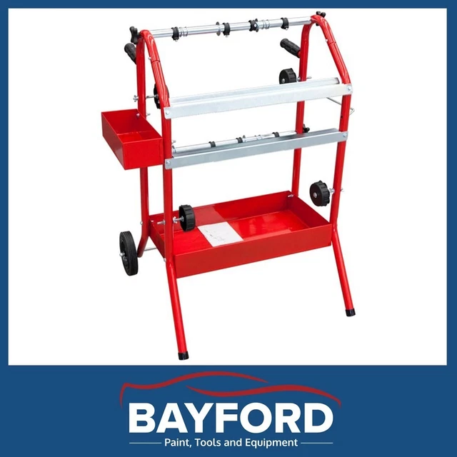 MOBILE MASKING MACHINE 18” Paper Trolley Panel Shop Work Shop ...