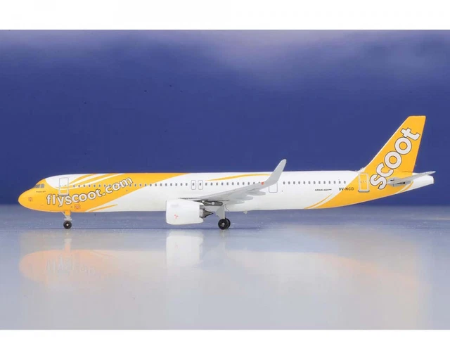 AEROCLASSICS AC411304 SCOOT Airbus A321neo 9V-NCD Diecast 1/400 Model ...