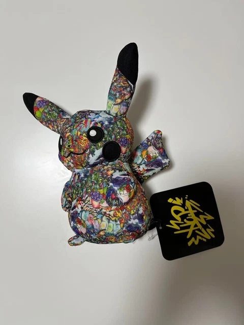 POKEMON CENTER PELUCHE Shibuya Limited Graffiti Pikachu peluche nouveau ...