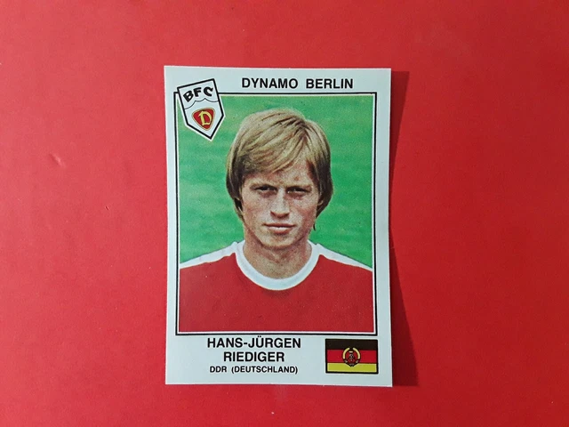 PANINI FOOTBALL ORIGINAL EURO 79 HANS JURGEN RIEDIGER DEUTSCHLAND ...
