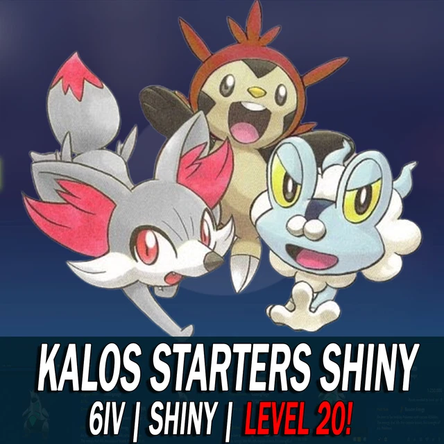 POKEMON LEGENDS ZA Kanto Starters Shiny 6IV Battle Ready!! $9.82 ...