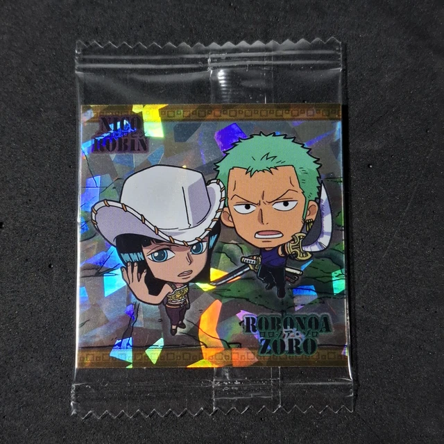 RORONOA ZORO NICO Robin SW7-16 GR One Piece Wafer Bandai Japanese ...