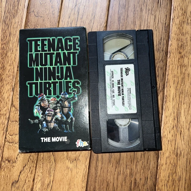 VINTAGE TEENAGE MUTANT Ninja Turtles: The Movie VHS - 1990 TMNT £2.98 ...