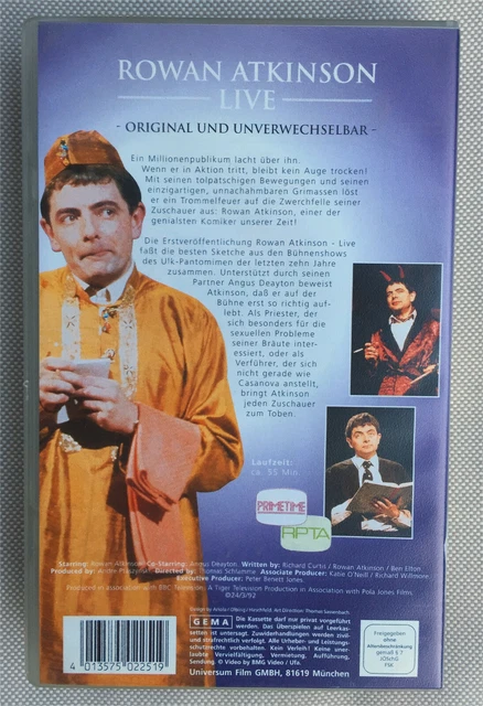 ROWAN ATKINSON LIVE - Sketche, VHS, Videokassette, Original mit ...