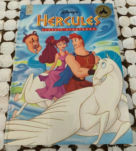 DISNEY HERCULES VINTAGE 1997 Classic Storybook Hardcover Book Large ...