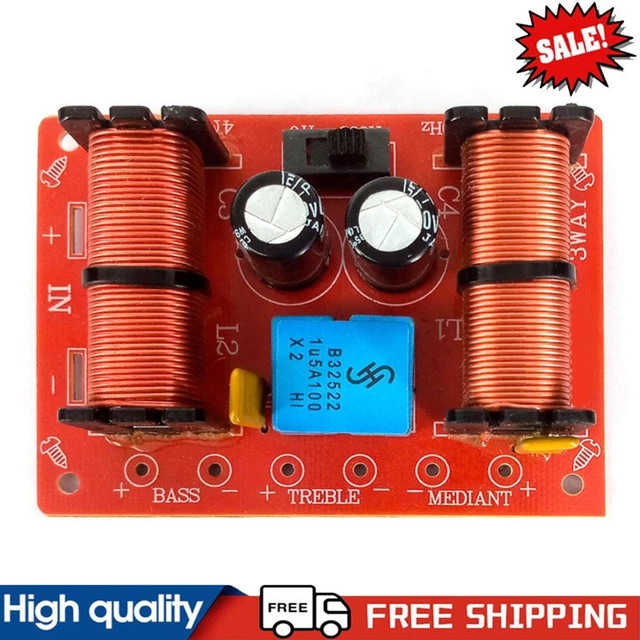150W SPEAKER FREQUENCY Divider 950Hz/6000Hz/6000Hz 3 Way DIY Home Car Speaker #g £7.55 - PicClick UK