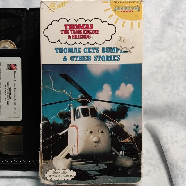 THOMAS THE TANK Engine & Friends Thomas Gets Bumped VHS Tape 1992 Train ...
