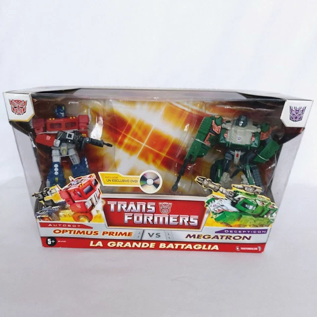 OPTIMUS PRIME VS MEGATRON Transformers Ultimate Battle scatola aperta ... OPTIMUS PRIME VS MEGATRON Transformers Ultimate Battle scatola aperta ...