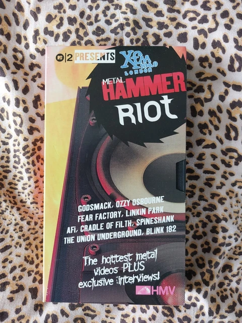 Y2K VINTAGE RARE VHS From Metal Hammer Magazine, Mtv Presents Xfm Riot ...
