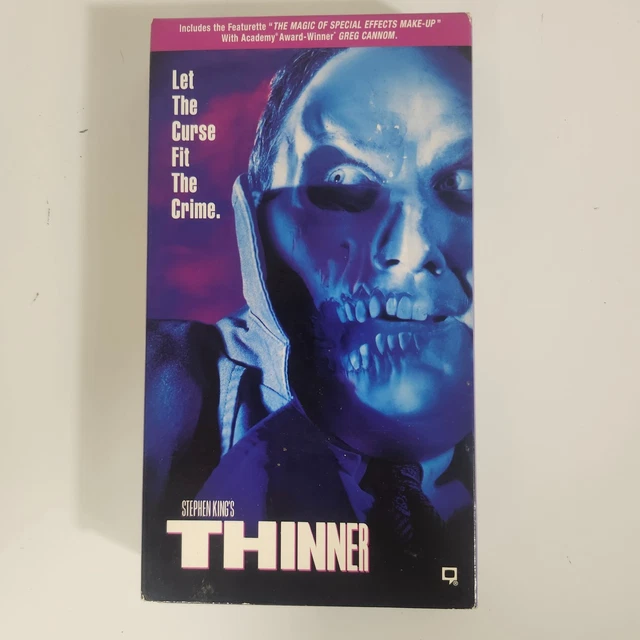 STEPHEN KING'S THINNER (VHS, 1997) Robert John Burke, Joe Mantegna £7. ...