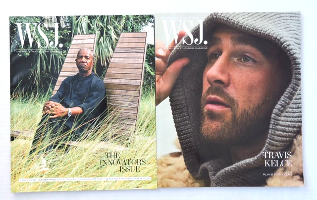 WSJ WALL STREET Journal Magazine Nov Dec 2023 Jan 2024 Travis Kelce Lot of 2 £10.24 - PicClick UK