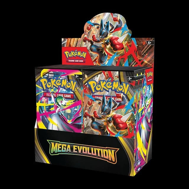 POKEMON MEGA EVOLUTION Enhanced Booster Box (36 Packs + Promo Card ...