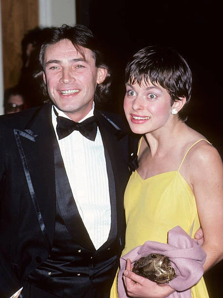LEIGH LAWSON & actress Nastassja Kinski at the Golden Globe Awa - 1981 ...