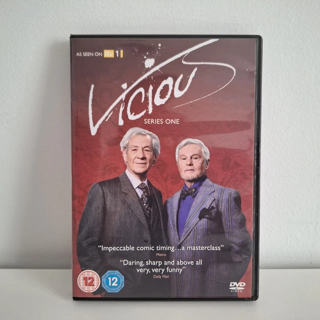 VICIOUS DVD COMPLETE Series 1 British ITV Sitcom Ian McKellen Derek ...
