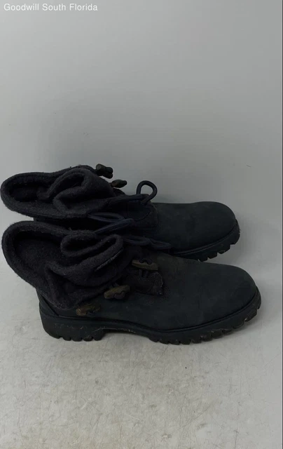 TIMBERLAND MENS BLUE Round Toe Lace-Up Ankle Boots Size 7 £26.81 ...
