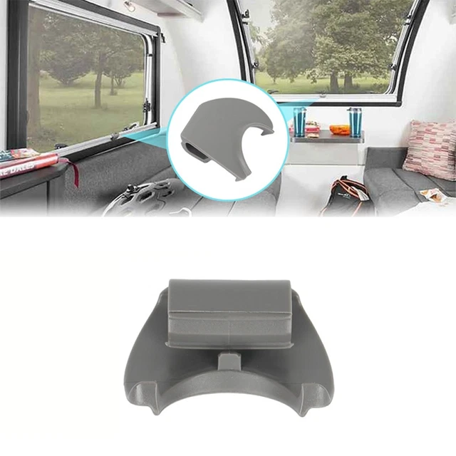 CARAVAN MOTORHOME FLYSCREEN Blind Grey Clip Catch Replacement EUR 5,70 ...