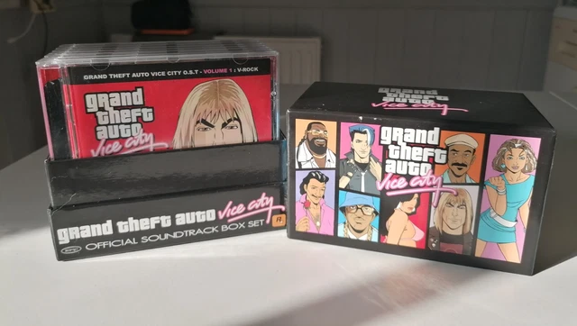 GRAND THEFT AUTO: Vice City Box Set by Original Soundtrack (CD, 2002) 7 ...
